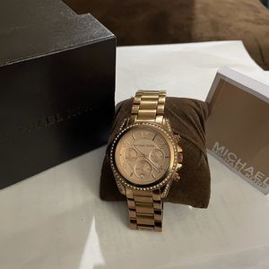 MICHAEL Michael Kors | Accessories | Michael Kors Rose Gold Watch With ...